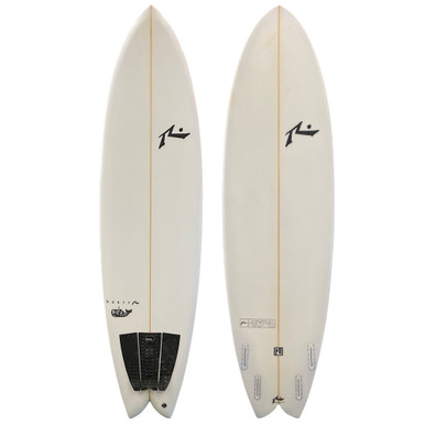 7'0" Rusty Surfboards "Moby Fish" Used Midlength Fish Surfboard