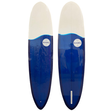 7'0" Russell Surfboards - Used Midlength Pin Tail Surfboard