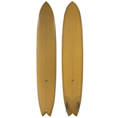 10'2 Gary Larson Glider Surfboard – Used - Twin Fin Swallow Tail Longboard