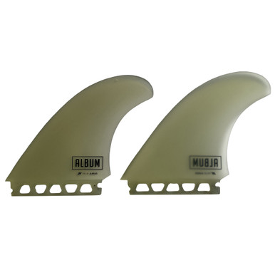 True Ames Album Twin Fin Set - Lightly-Used Clear Twin Fin Set - Futures