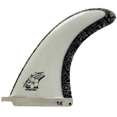 9.5" Island Fin Design Hawaii "Islander" - Used - Single Fin Noserider Fin