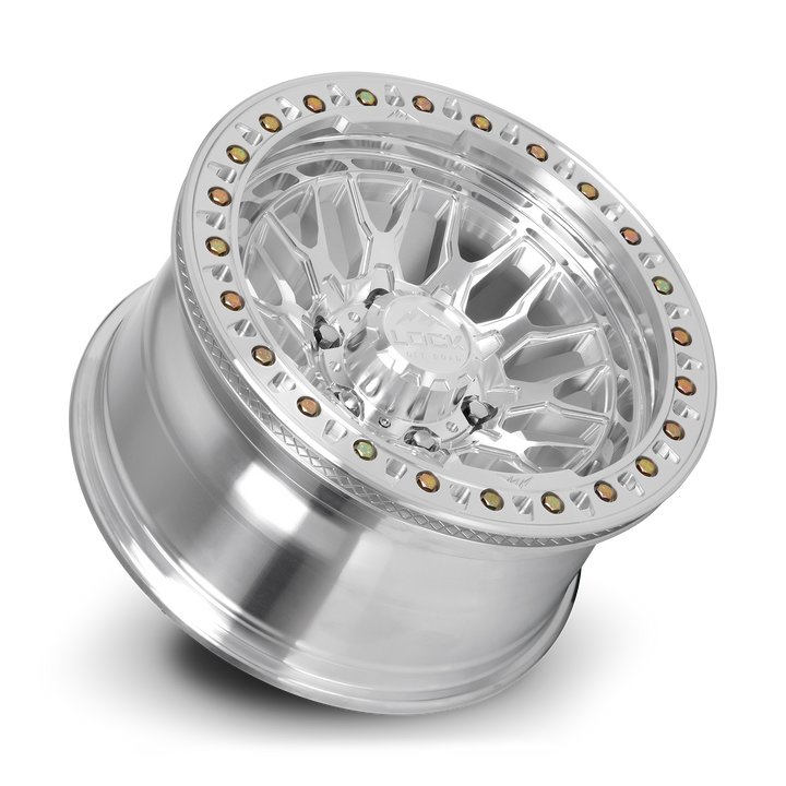 Lock Offroad Invader Forged BeadLock Machine Face Polish 17x9 | 6x135 ...