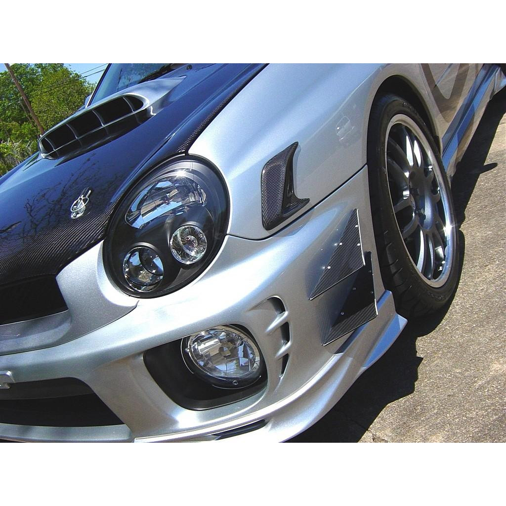 Subaru Impreza WRX/STi Front Bumper Canards 2002-2003