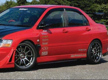 VARIS VARIS ’06 SUPER TAIKYU FRP SIDE SKIRT WITH UNDER SECTION FOR 2001 ...