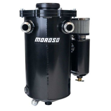 Moroso Pro Mod 7in Diameter 7qt Black PC Dry Sump Tank - 22026 - JCE Racing
