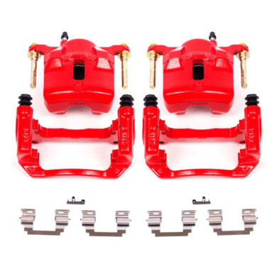 Power Stop 03-08 Pontiac Vibe Front Red Calipers w/Brackets - Pair ...