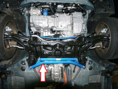Cusco Lower ARM Bar VER2 Front FIT GE8 CR-Z ZF1 inSIGHT FF OK W/ VER1 ...