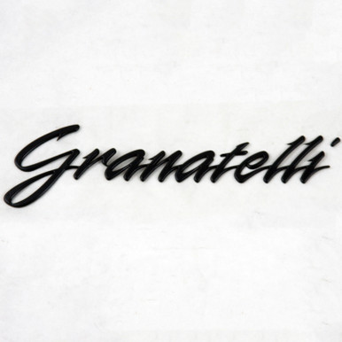 Granatelli Granatelli Logo Domed Decal - Black - 100010B - JCE Racing
