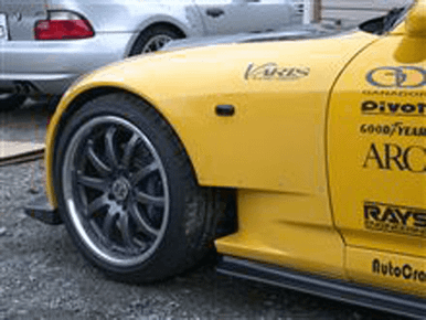 VARIS FRP AERO GT FENDER SET 10MM FOR 1999-2003 HONDA S2000 [AP1] VAHO ...