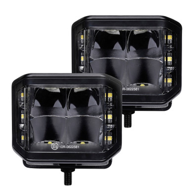 Go Rhino Xplor Blackout Series Cube LED Sideline Spot Light Kit ...