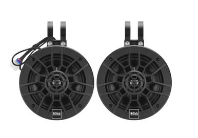 Boss Audio Systems ATV UTV Marine Roll cage Waketower Speaker Pods ...