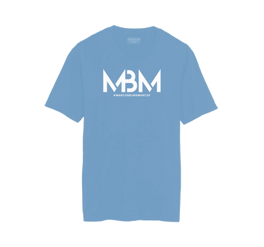 #MBM - MBM Logo - Sublimated T - Blue with White Imprint - JayMac ...