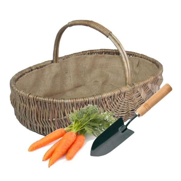 Wicker Garden Trug Wooden Trug Large Garden Trug