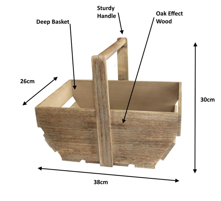 Wooden Trug by Wrenbury Ideal Wooden Trug for Gardening Muldale