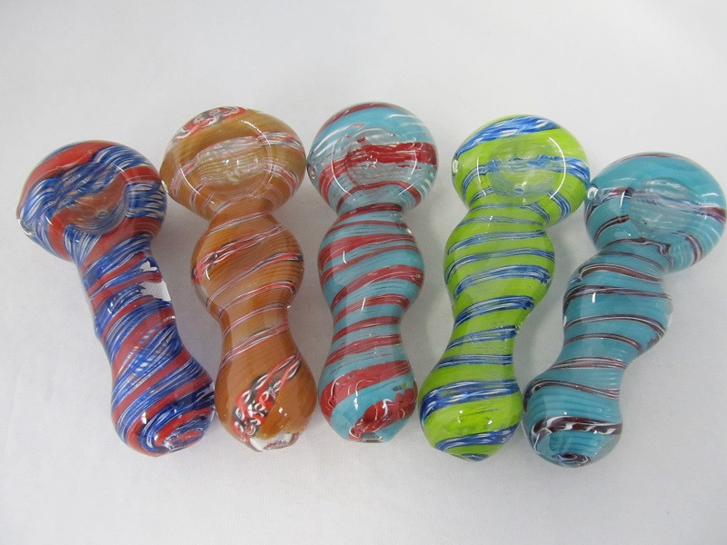 Unique 4" Multi Design Hand Pipe S - Premium Smoking Accessory