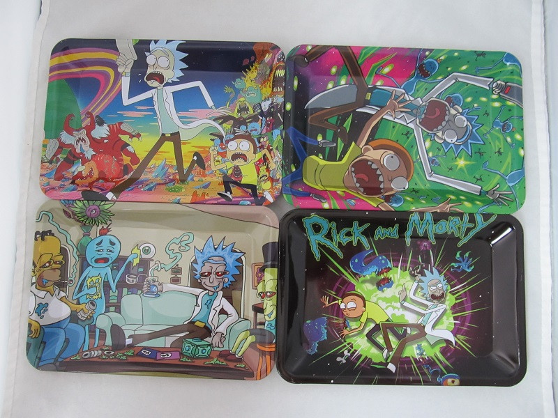 Famous Cartoon Design Rolling Tray – 7" x 6", New Designs