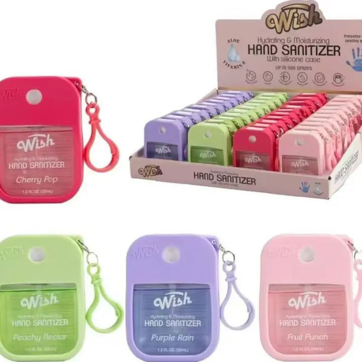 Wish Hand Sanitizer Spray 1.2oz 40ct/Display Set 1