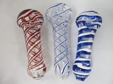 4" Cyclone Color Hand Pipe – Various Colors Available
