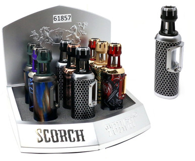 Scorch Torch 5" Titan Metal Heavy Metal Torch w/ Lock & Side Push ...