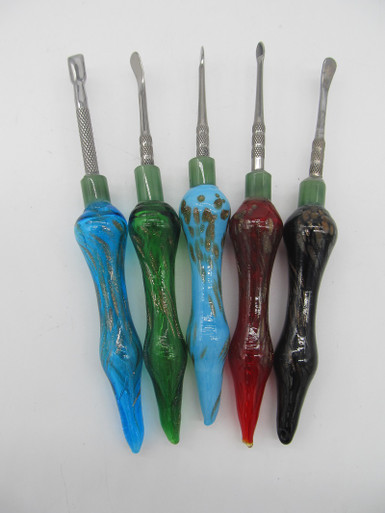 Premium 5" Hybrid Glass & Metal Dab for Concentrates