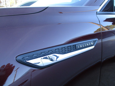 Mazda CX-90, CX-70 Chrome Inline 6 Fender Garnish set of 2