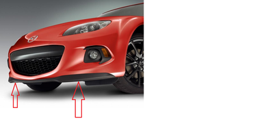 Genuine 2013 2014 2015 MX-5 Front Air Dam