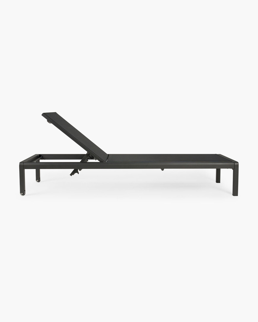 Matakana Sun Lounger - Charcoal - Cintesi