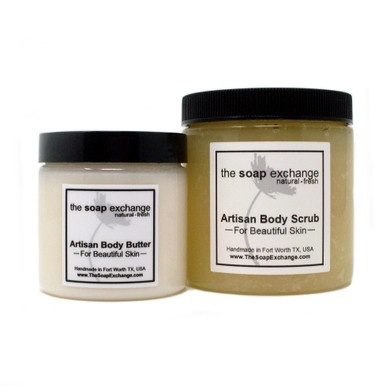 Body Butter & Body Scrub Gift Set 2 Pc
