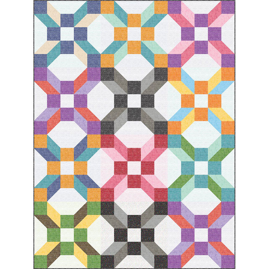 Cori Dantini - Exploding Nine Patch Quilt - FreeSpirit Fabrics