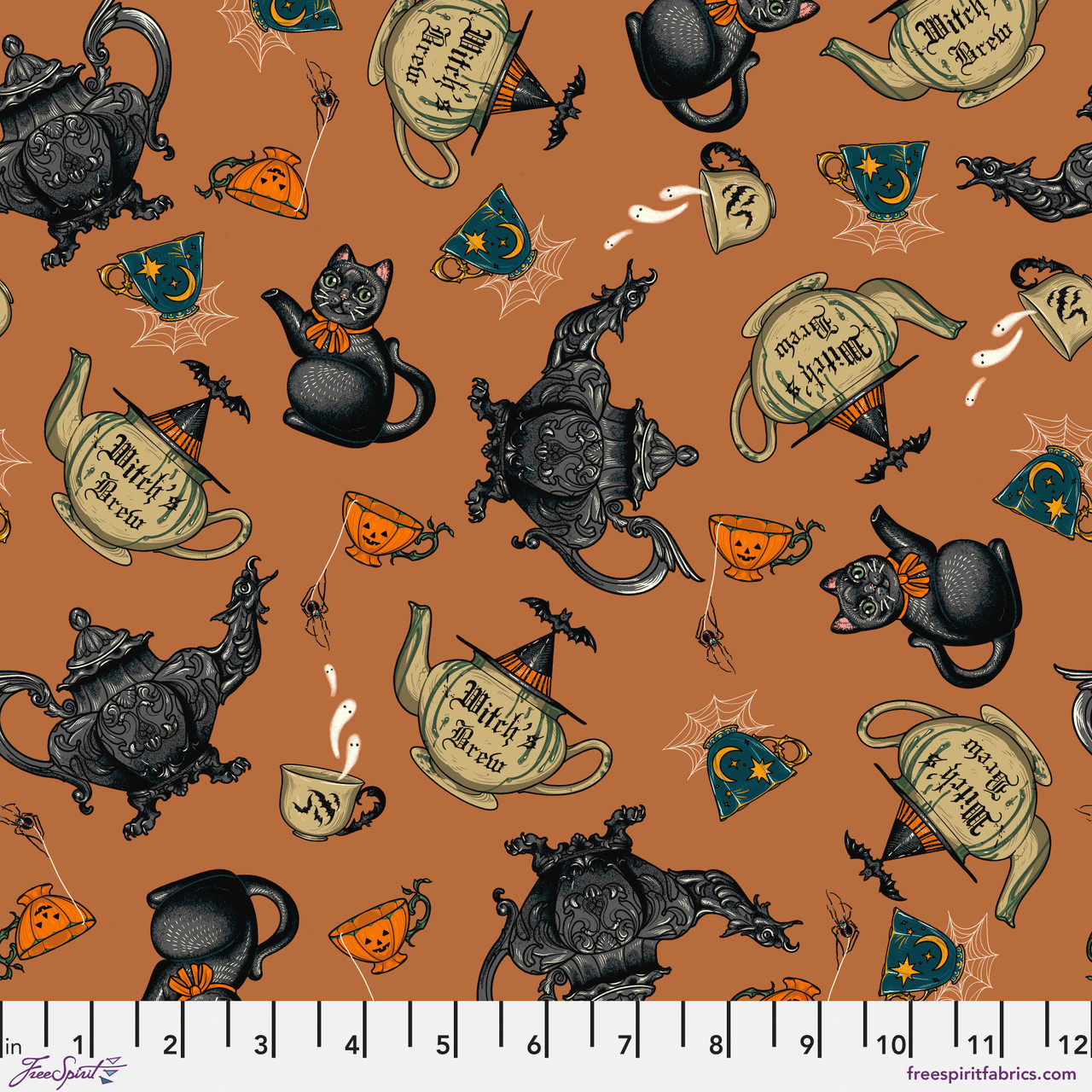 Storybook Halloween | Witch's Brew - Multi | Club Hauer | FreeSpirit ...