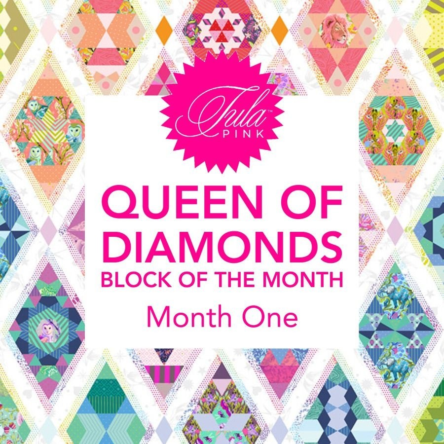 3. Queen of Diamonds Block of the Month: Month One - FreeSpirit Fabrics