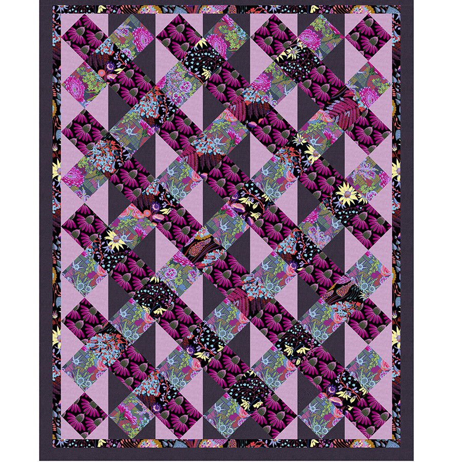 Anna Maria Trapped Quilt Midnight Freespirit Fabrics
