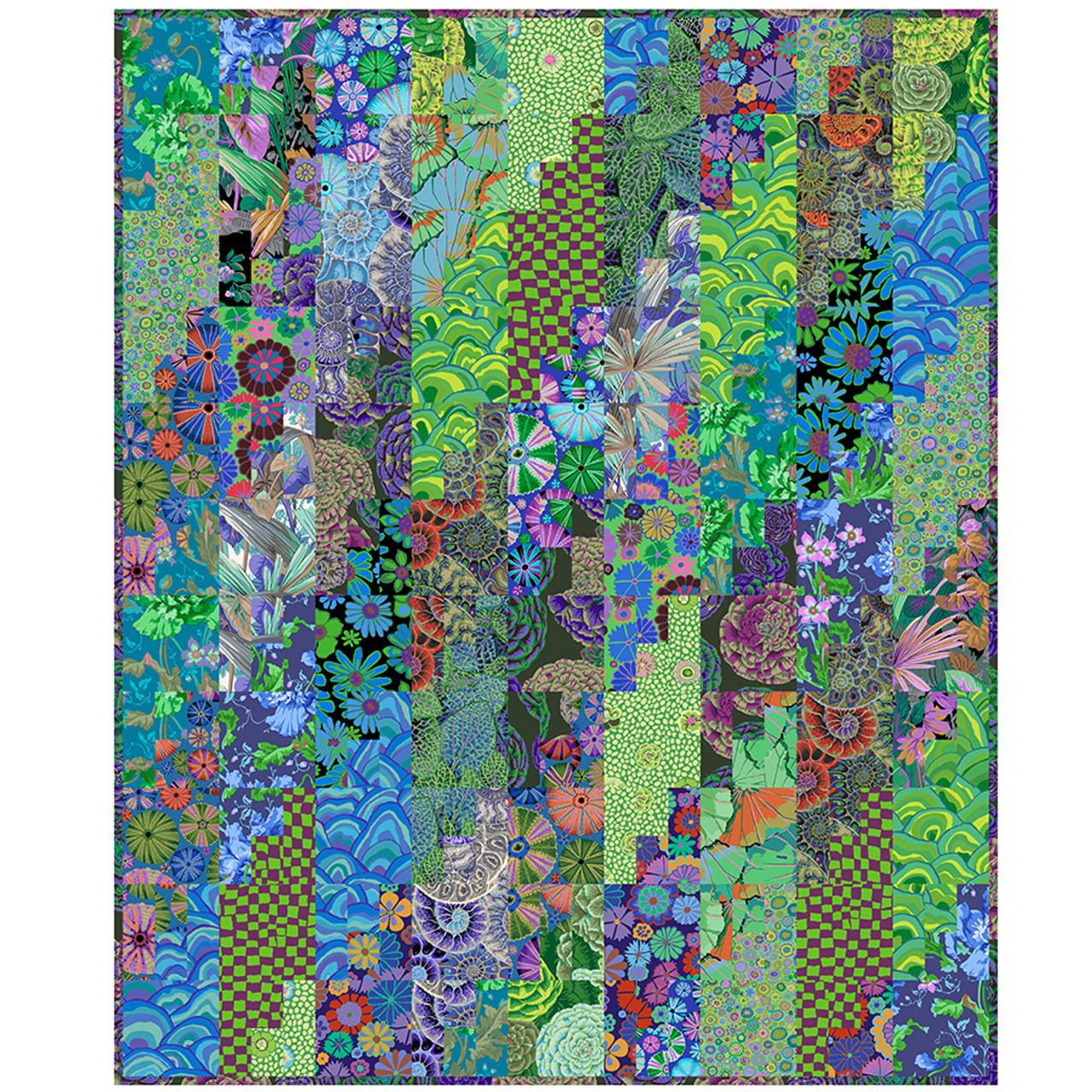 Kaffe Fassett Collective Stepping Up Quilt Cool Freespirit Fabrics
