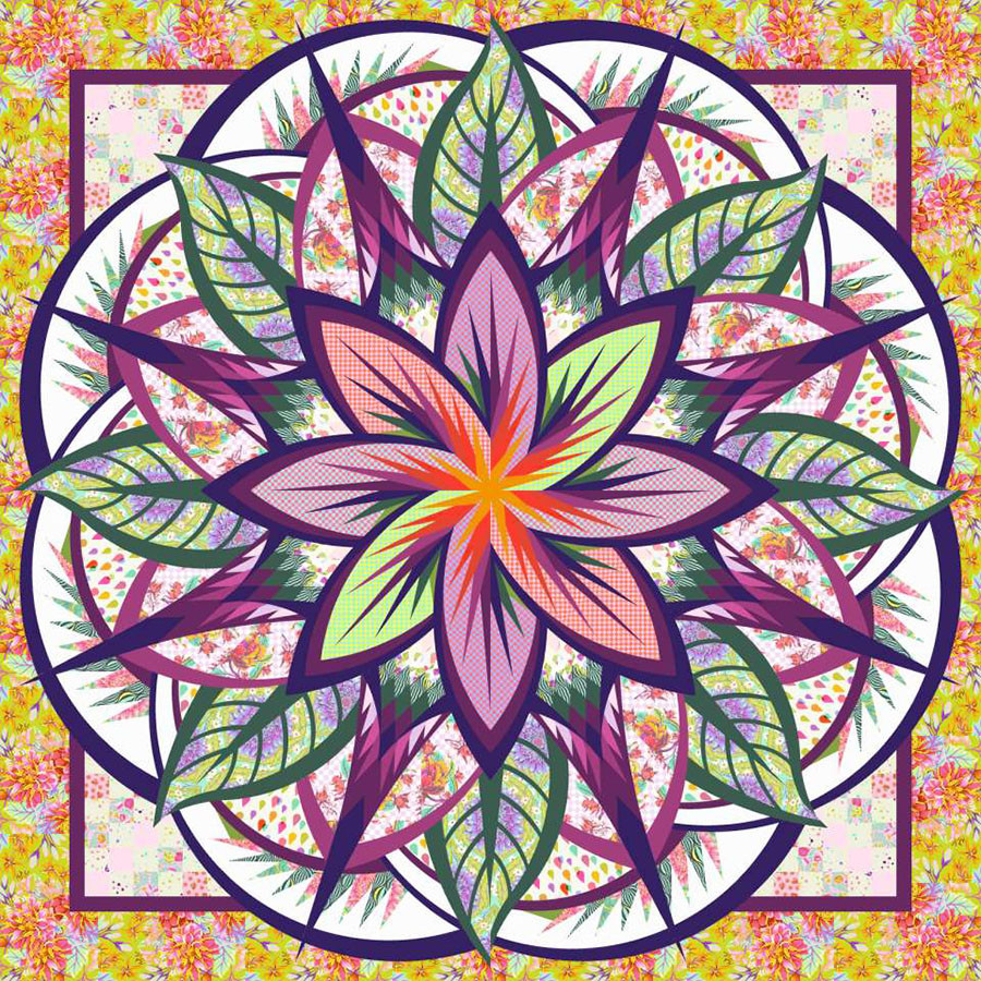 Tula Pink - Jungle Magnolia Wall Quilt - FreeSpirit Fabrics