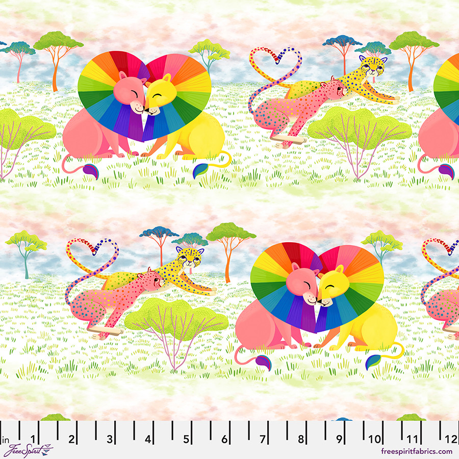 Love in the Savanna - Multi || Love in the Wild - FreeSpirit Fabrics