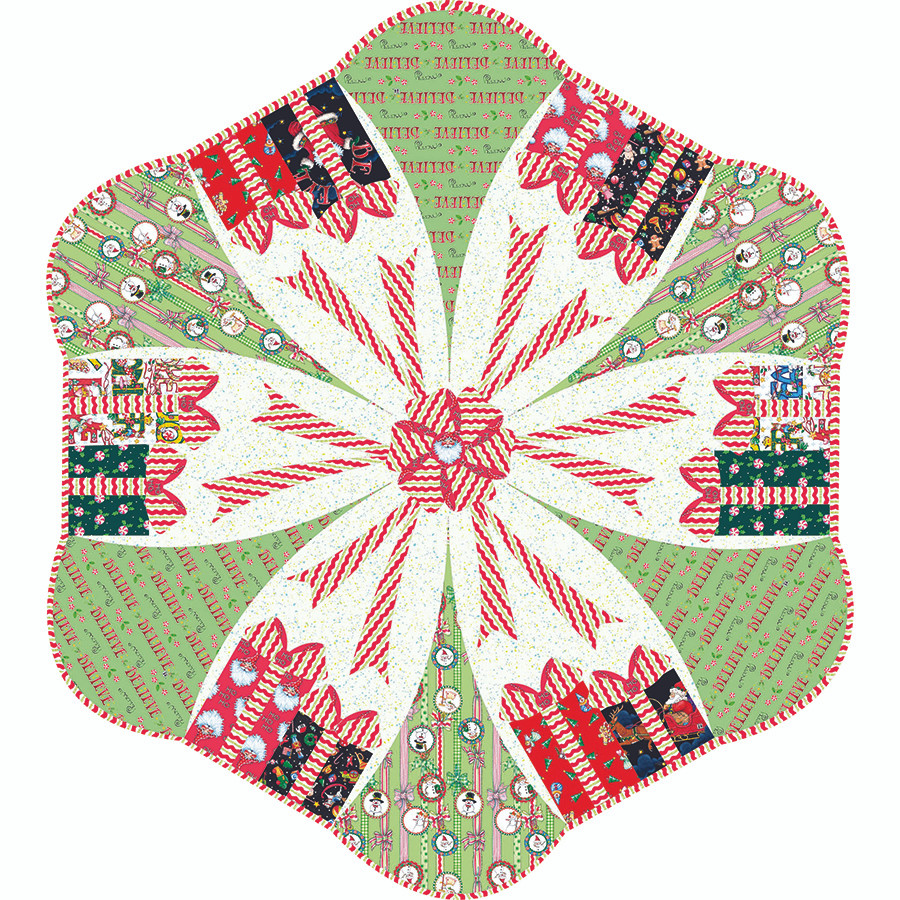 Mary Engelbreit - All Wrapped Up Table Topper or Tree Skirt ...