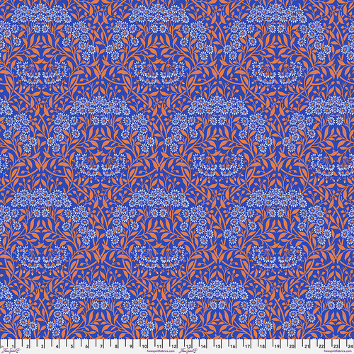 Kaffe Fassett X The Original Morris And Co Michaelmas Daisy Cobalt