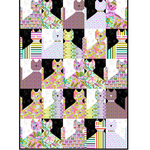Tula Pink - Blooming Bouquet Light Quilt - FreeSpirit Fabrics Tula Pink - Blooming Bouquet Light Quilt - FreeSpirit Fabrics