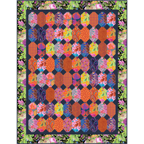 Kaffe Fassett Collective Pods Quilt Warm Freespirit Fabrics