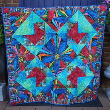Sue Penn - Fractured Flowers Quilt - FreeSpirit Fabrics