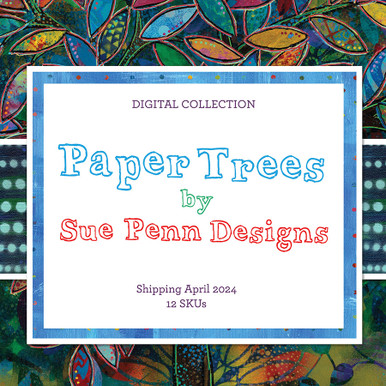 Paper Trees by Sue Penn - FreeSpirit Fabrics