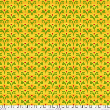 Sprout - Yellow || Vegetable Patch - FreeSpirit Fabrics