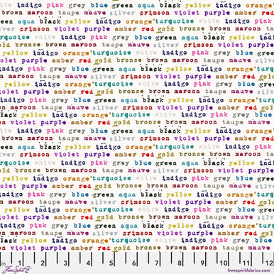 Polychrome - Paper || Stamped - FreeSpirit Fabrics