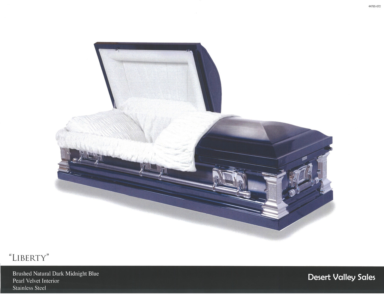 Liberty Stainless Steel Casket
