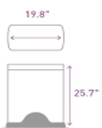 Simplehuman 50 Litre Stainless Steel Rectangular Kitchen Bin