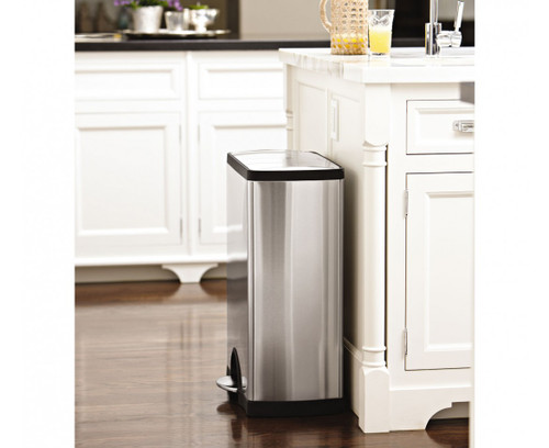 Simplehuman 50 Litre Stainless Steel Rectangular Kitchen Bin