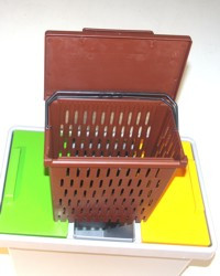 POLYCYCLE 39 Litre Trio Recycling System Plus 8 Litre Caddy - Laundry ...