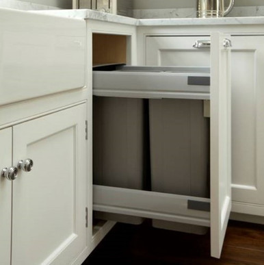 Wesco Grey Pullboy Z 827462-85E Pull Out Built In Bin - Laundry Company