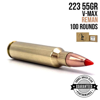 223 - 55GR - VMAX - REMAN - MINI CASE - 100 | AngelFire Ammo