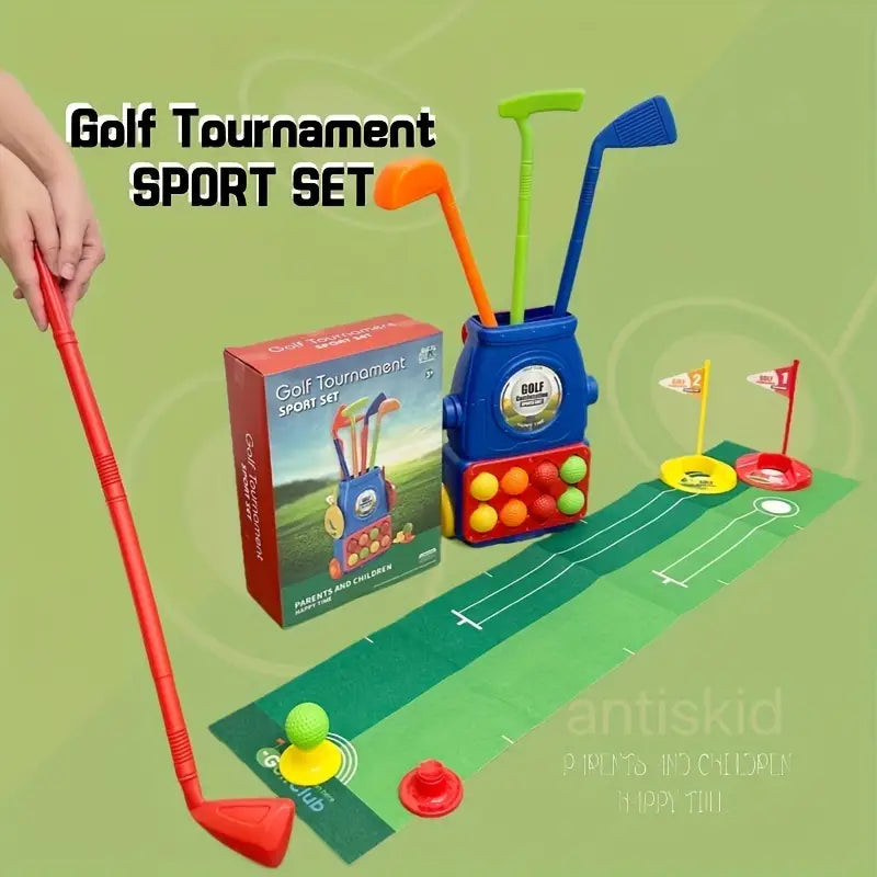 Golf Combination Plastic Golf Set Red & Blue